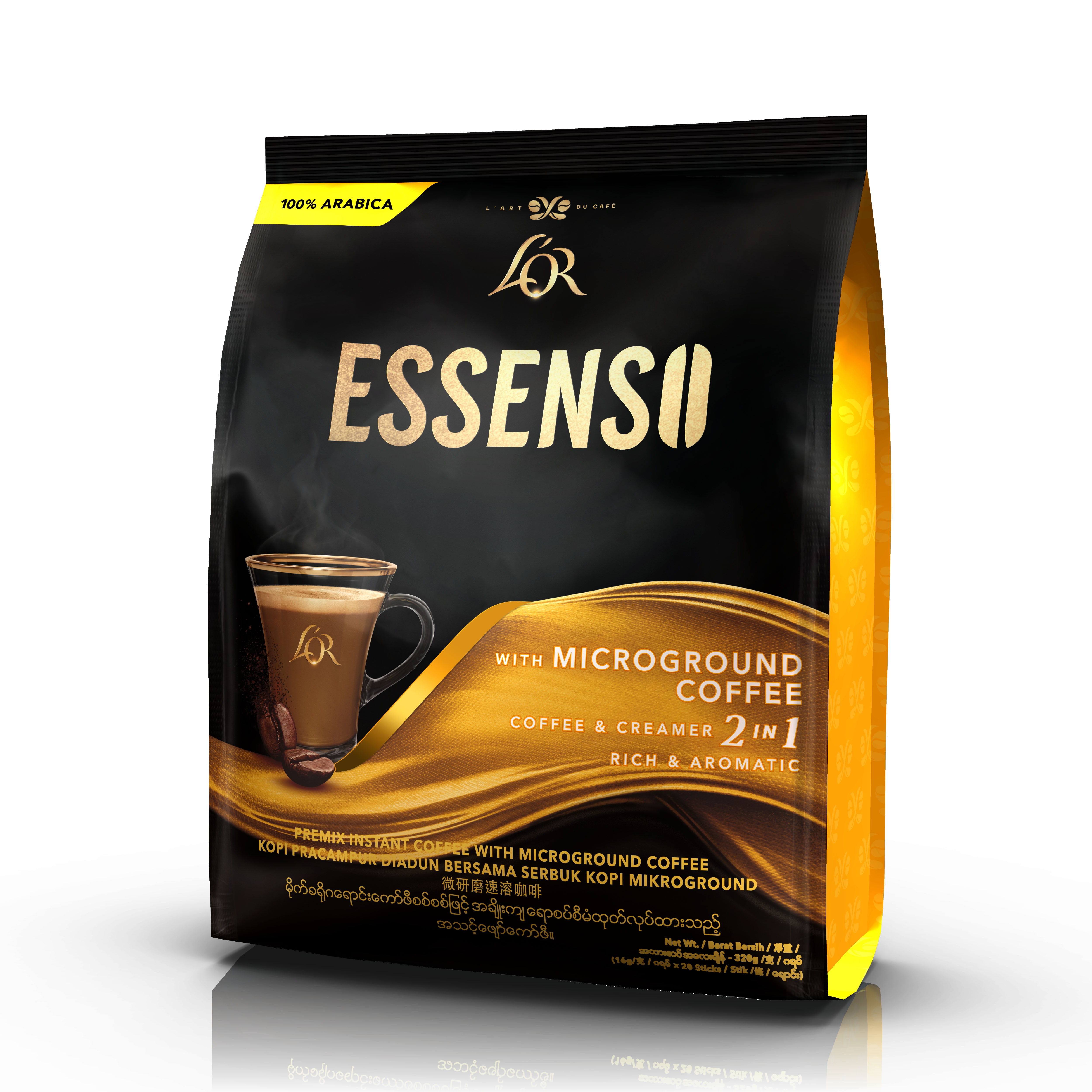 (2 Pack) Super Essenso Microground Arabica Instant 2 in 1 Coffee 2 x ...