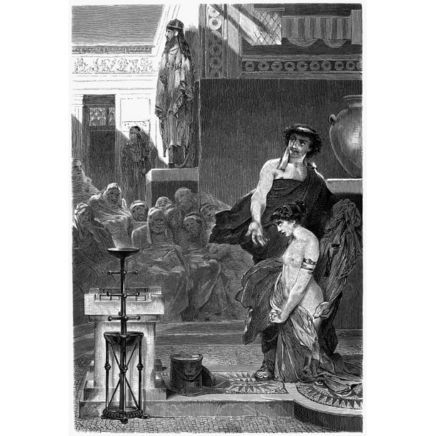 Phryne (4Th Century B.C.). /Ngreek Courtesan. Phryne Before The ...