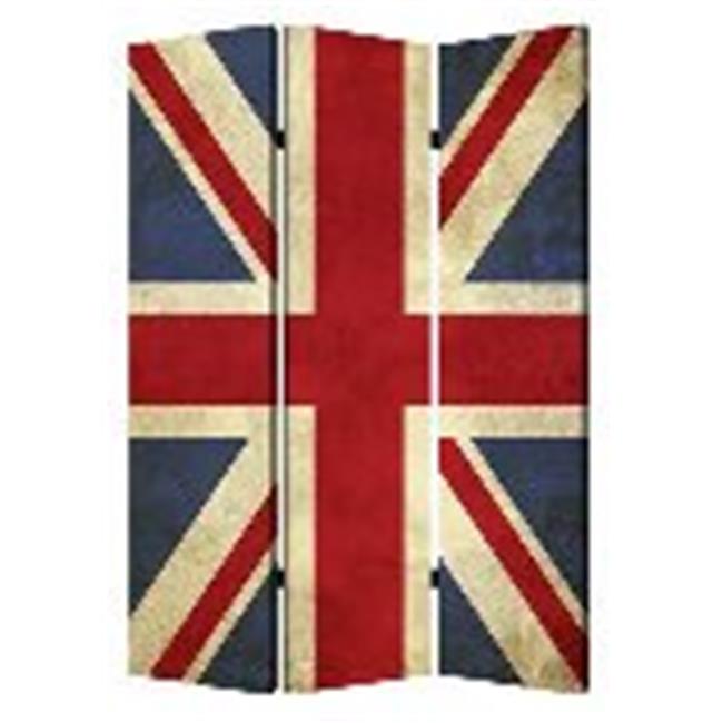 48" X 72" Multi-Color Wood Canvas Union Jack Screen | Walmart Canada