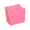 Esselte Pendaflex Pink Interior File Folders, 1/3 Cut Top Tab, Letter ...