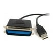 StarTech.com ICUSB1284D25 6ft USB to Parallel Printer Adapter Cable ...
