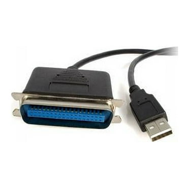 StarTech.com ICUSB1284D25 6ft USB to Parallel Printer Adapter Cable ...