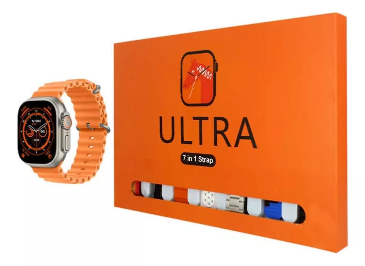 Smart Watch Ultra Set 7 En 1 Reloj Inteligente+ 7 Correas | Walmart en ...