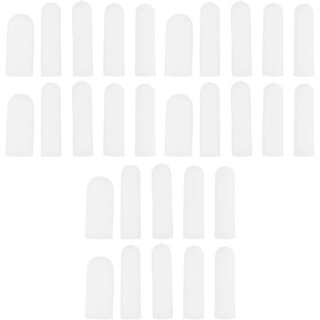 Finger Cot Gel Finger Protector: 30pcs Fingers Cover Cap Finger Tips ...
