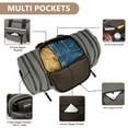 DAKOMM Duffle Bag for Travel, 50L Expandable Canvas Travel Duffel Bags ...
