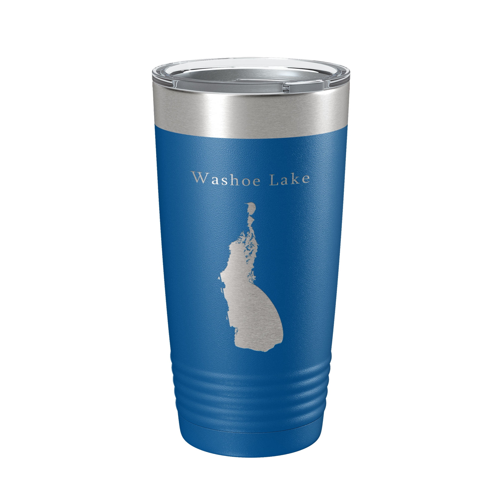 Washoe Lake Map Tumbler Travel Mug Insulated Laser Engraved Coffee Cup ...