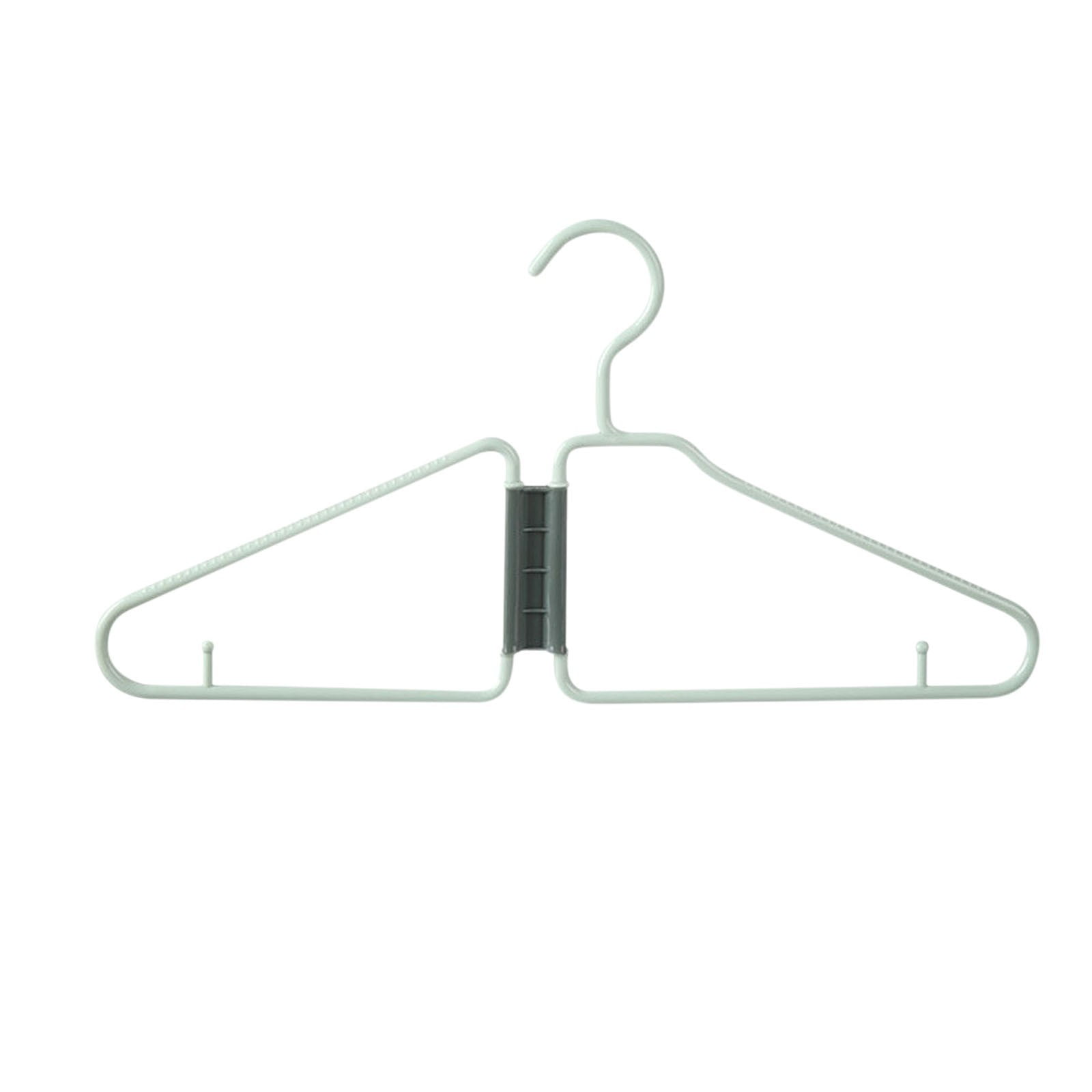 Suncoda Hanger Hanger, Foldable Plastic Clothes Hanger Foldable Clothes ...