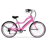 "Hyper Bicycles 26"" Barbie E-Bike, 36V Electric Cruiser, Pedal-Assist ...