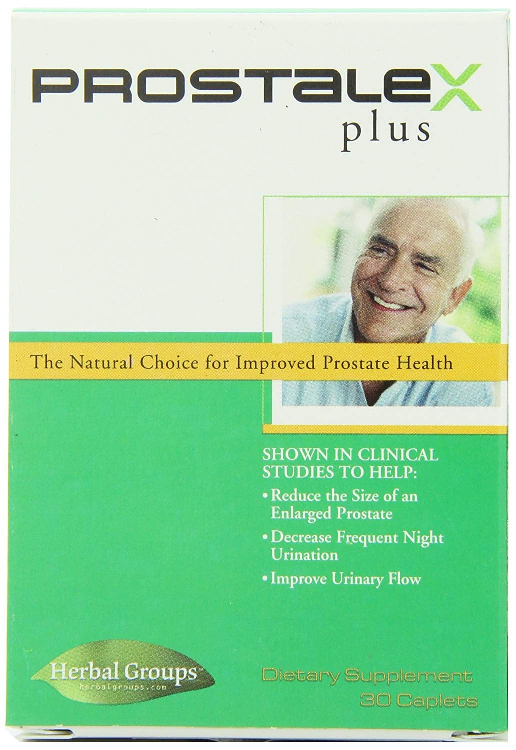 Prostalex Plus Long Life Solutions Caplets, 30-Count Pack, Prostate ...