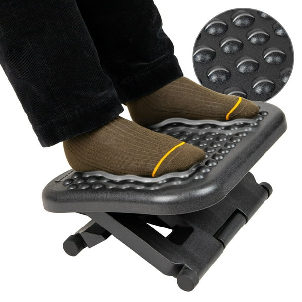 Foot Rest Mind Reader, ergonómico, ajustable en altura, negro, x2 | Walmart en línea