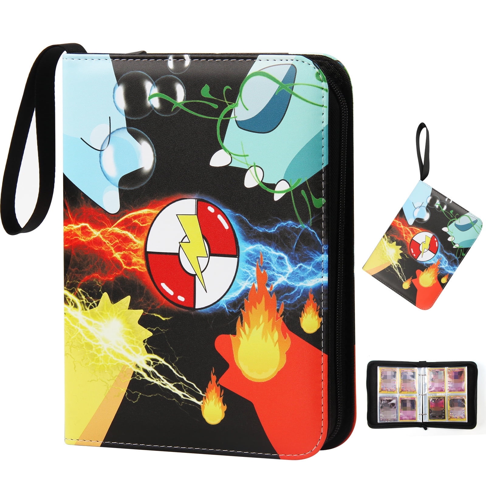 Click here for Jhcug 4-Pocket Trading Card Zipper Binder  Assorte... prices