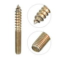 M6x50mm Hanger Bolts, 24 Pack Double Ended Thread Dowel Screws ...