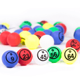 MR CHIPS Professional 1.57” (40 mm) Multi-Color Double Number Bingo ...
