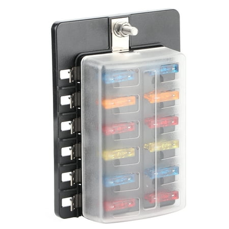 Fuse Block, Flame Retardant Safe High Strength Terminal Fuse Box, PBT ...