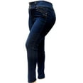 Jack David Plus Size Womens High Waisted Stretch Skinny Denim Jeans