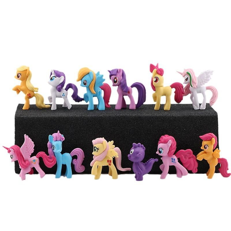 Paquete de 12 muñecos TANGJMXG My Little Pony 8 cm multicolor | Walmart ...
