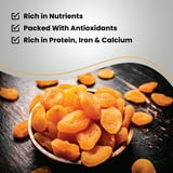 HARVEAST Organic Turkish Jumbo Dried Apricots, Unsweetened ...