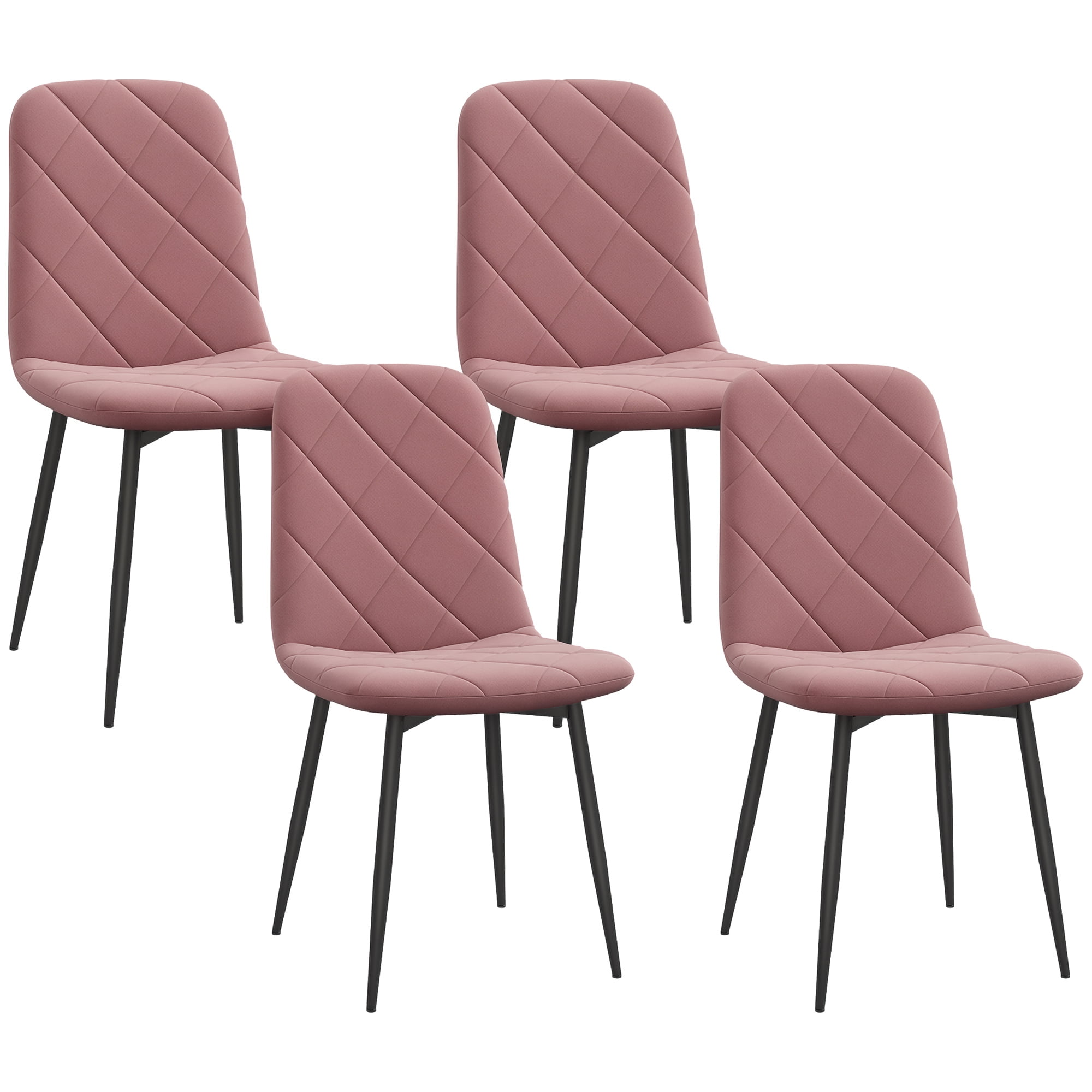 Click here for Homcom Dining Chairs Set Of 4  Kitchen Chair With... prices