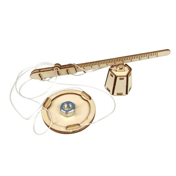 Balance Scale, kit científico DIY de madera para niños, 15,5 x 11,5 x 1 ...