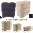 Inflatable Footrest Pillow PVC Flight Sleeping Footrest Rest Pillow 3 ...