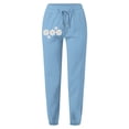 Casual Pants for Women Leisurely Simplicity Daisy Print with Pocket ...