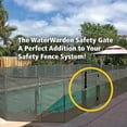 WaterWarden 4' x 30" Pool Safety Gate, Self-Closing, UL Certified to ...