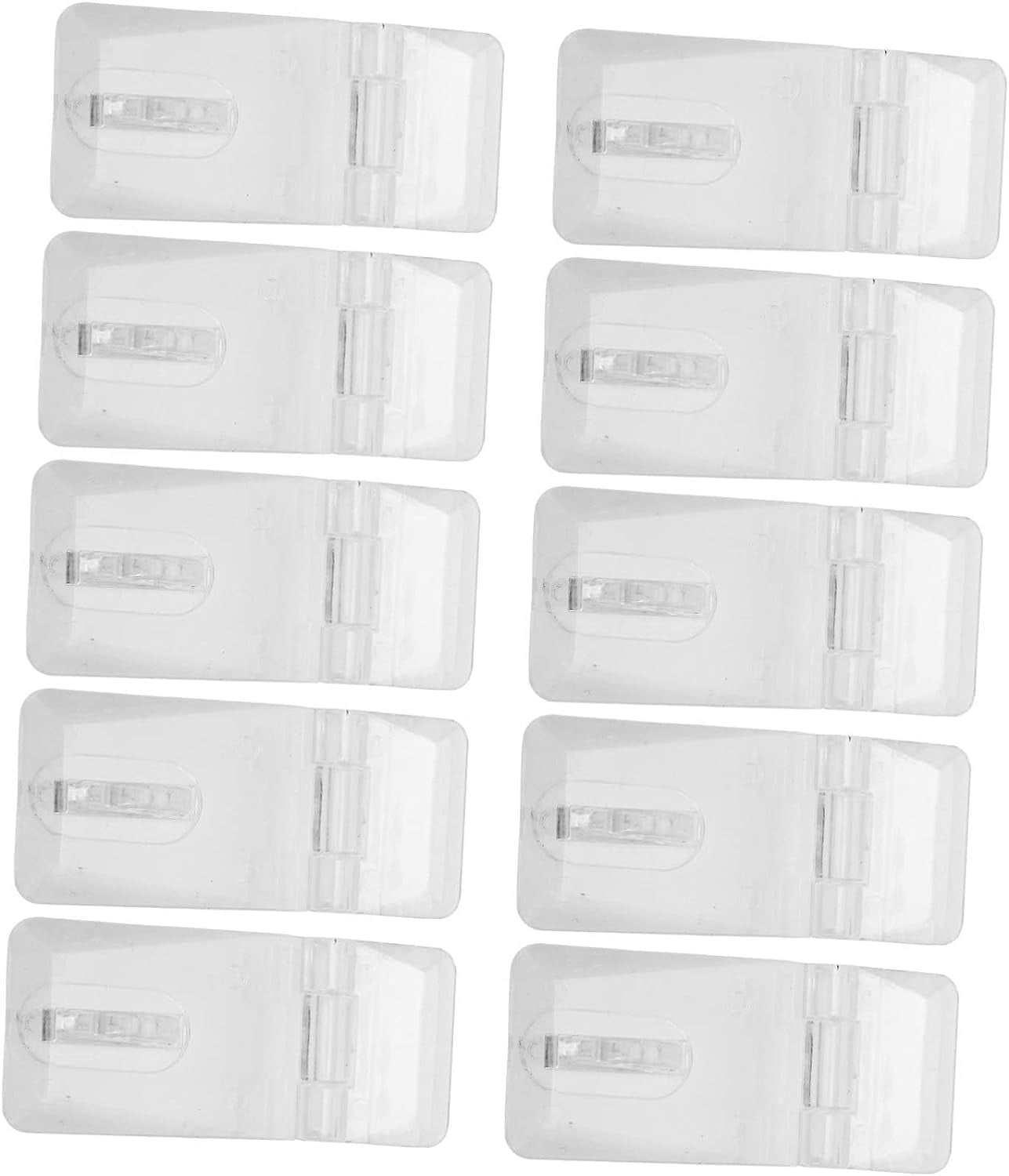 20 Sets Transparent Lock Clear Organizer Box Mini Locking Carabiner ...