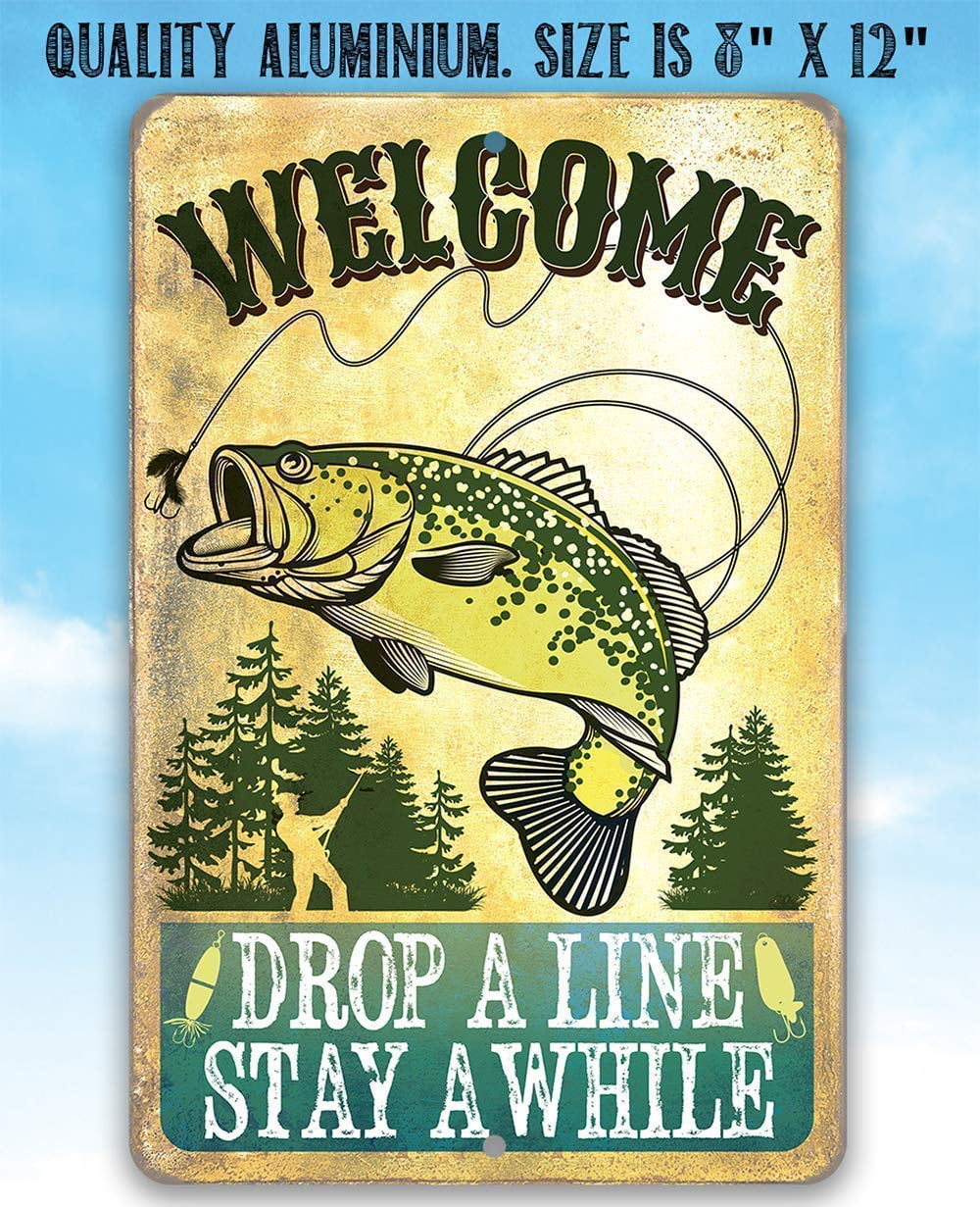 Vintage Fishing Sign