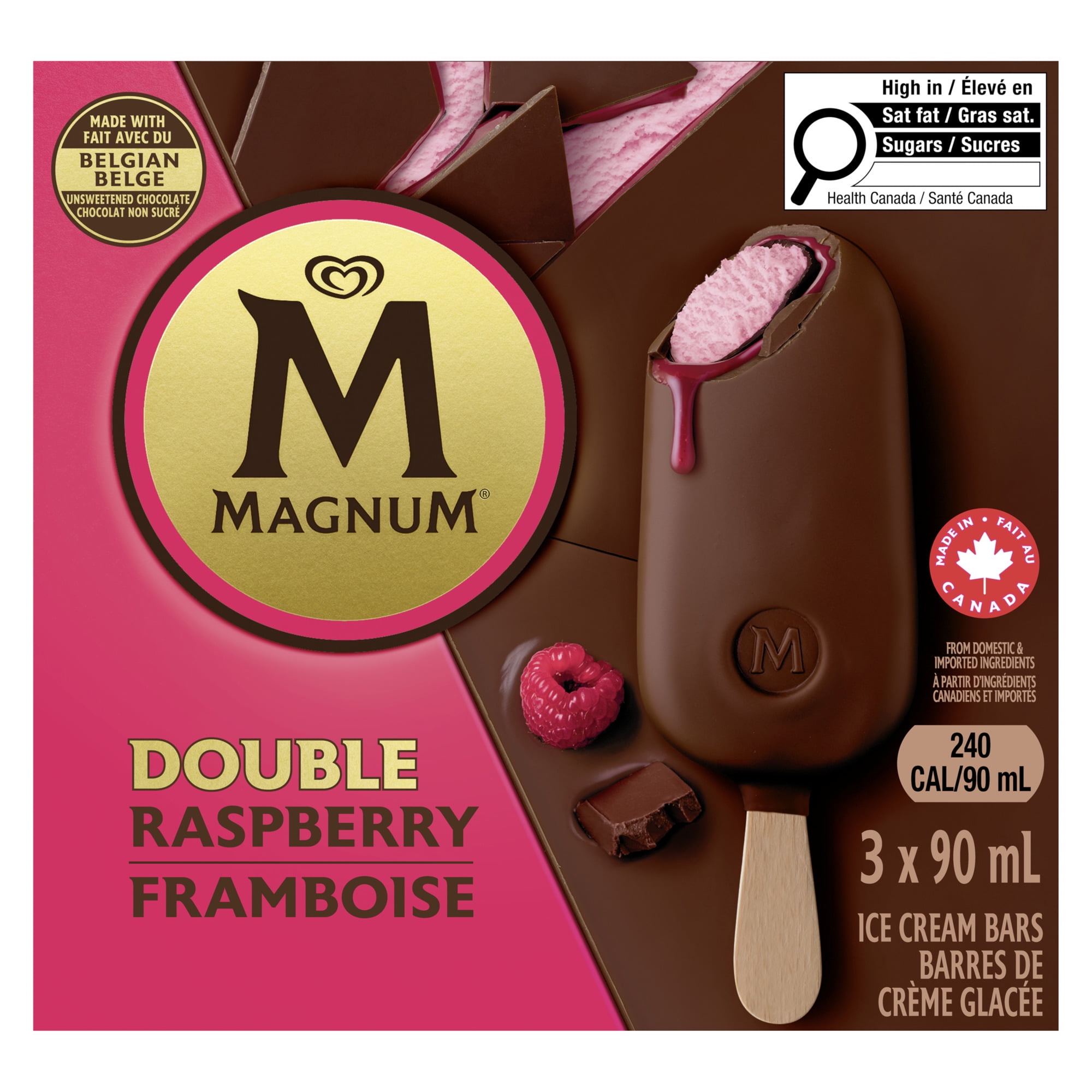 Click here for Magnum Double Raspberry Ice Cream Bars 3x90ml prices