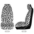 Snow Leopard Car Seat Covers Front Seats Universal Fit for Cars SUV ...