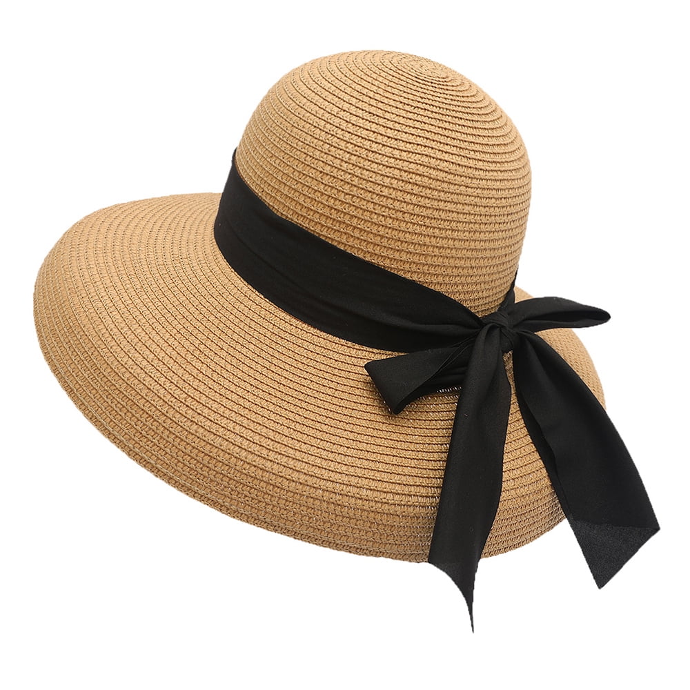 Sunscreen straw hat children seaside holiday summer sunshade cap ...