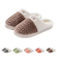 AUDeals Women’s Memory Foam Slippers Warm Fuzzy House Shoes Soft Slip ...