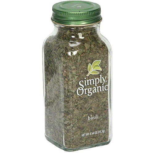 Simply Organic Basil, 0.54 oz (Pack of 6) - Walmart.com