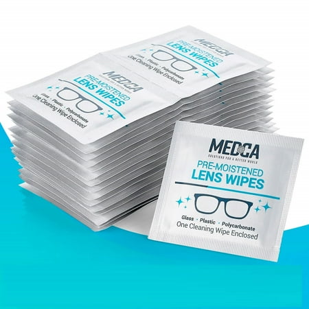 Lens Cleaning Wipes - [105 Pack] Pre Moistened Cleansing Cloths and ...
