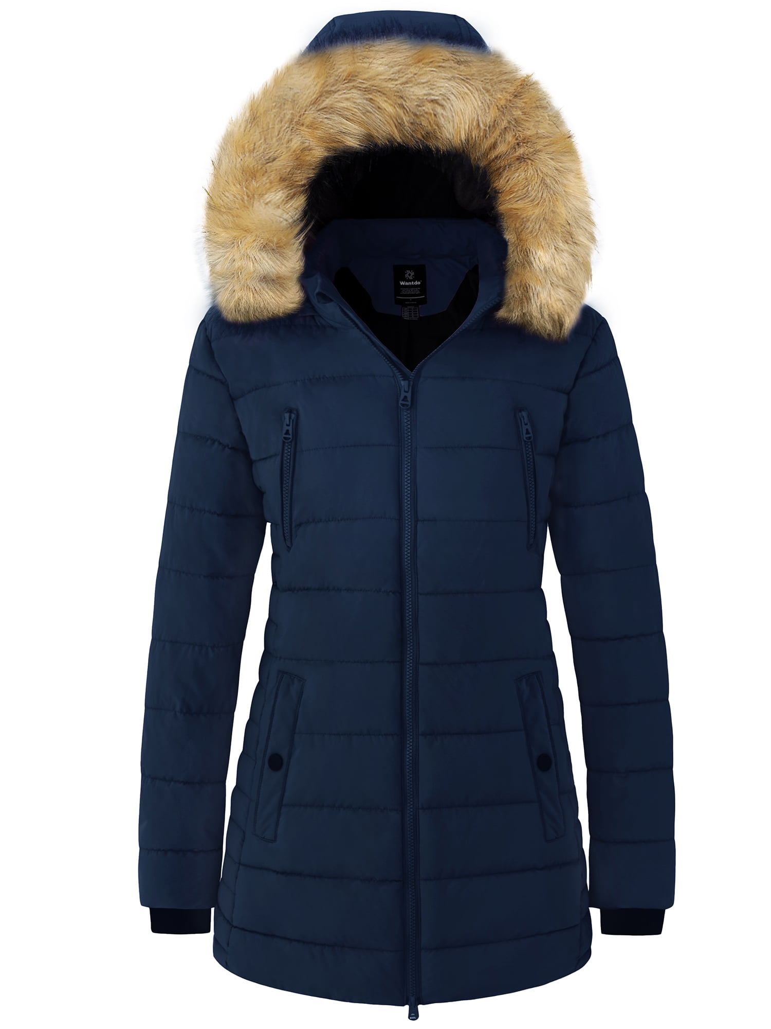 Wantdo Women's Winter Jackets Hoodie Puffer Jackets Padded Winter Coats ...