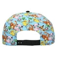 Pokemon Characters Pikachu & Eevee Youth Light Blue Snapback Cap ...
