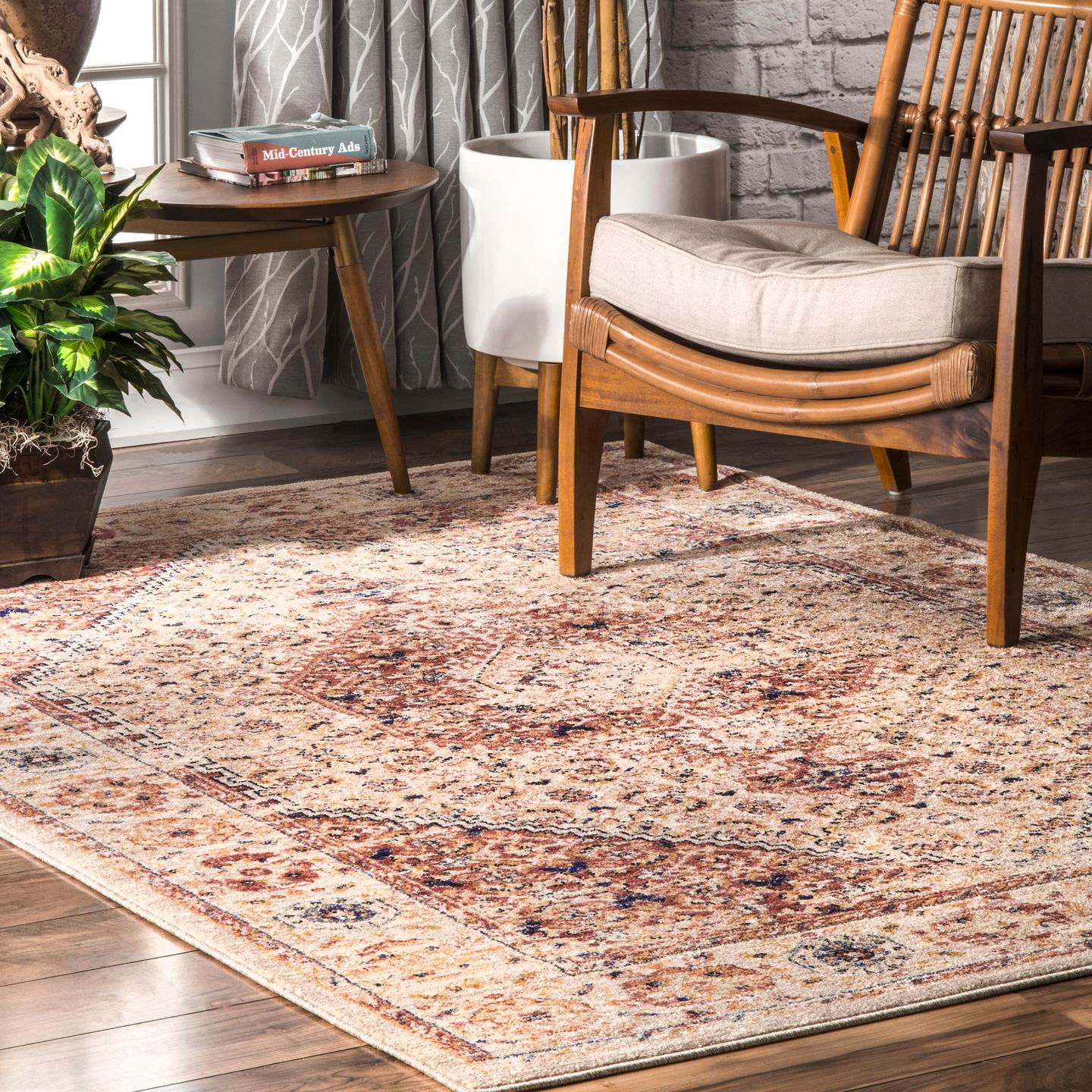 nuLOOM Vintage Medallion Doris Area Rug - Walmart.com