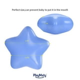 PlayMaty Star Ball Pit Balls - BPA-Free Plastic, 100pcs, For Toddlers ...