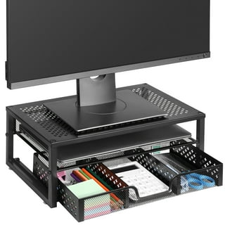 Classic Black Leather Conference Room Organizer Tray - Walmart.com