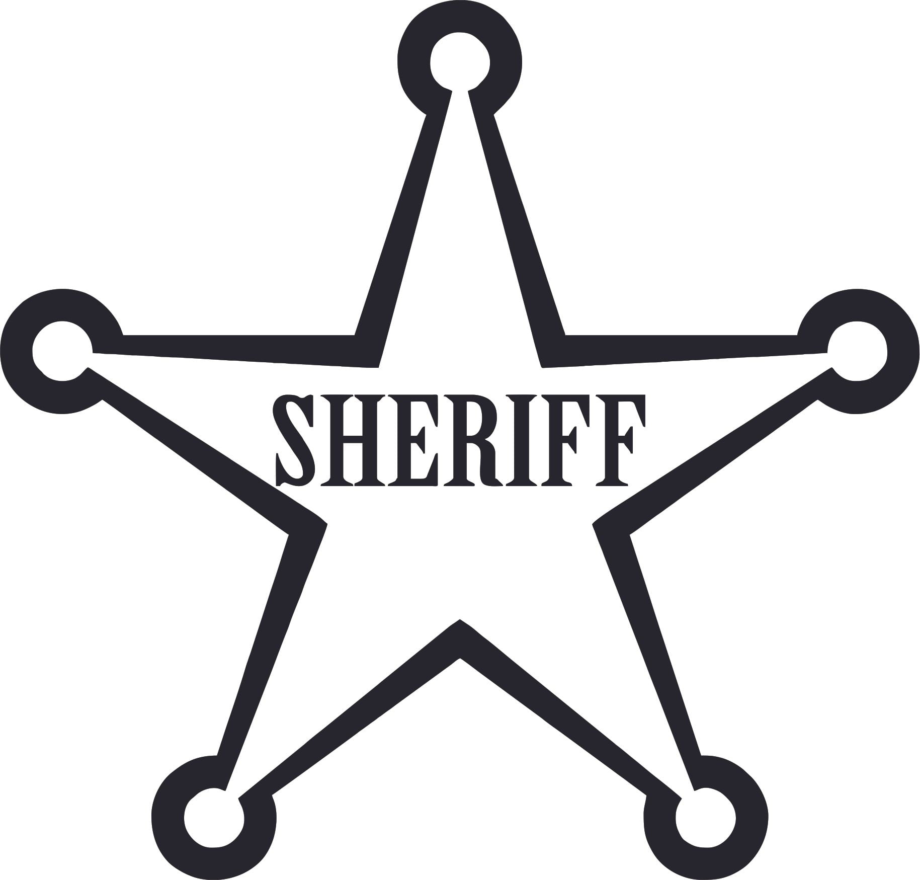 Sheriff Star Outline