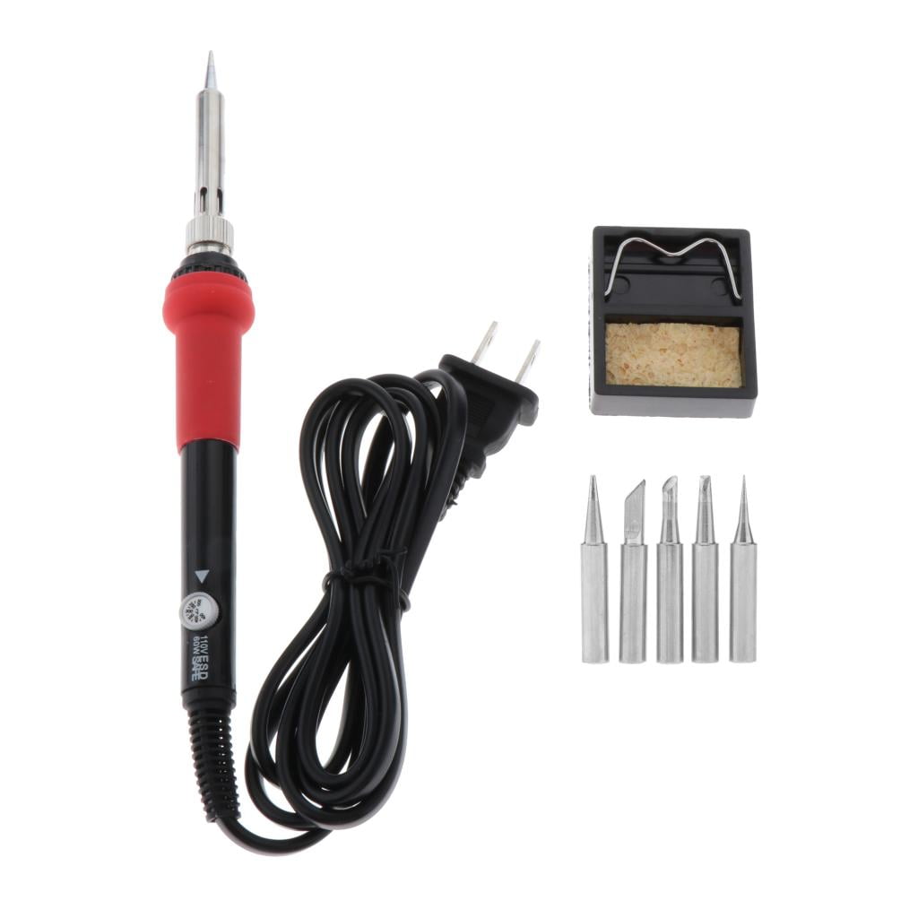 60W Iron Electric Solder Pencil Type with 5Pieces Different Tip ...