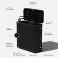 Dual Compartment Trash & Recycling Can for Kitchen, 30 GALLON, Durable ...