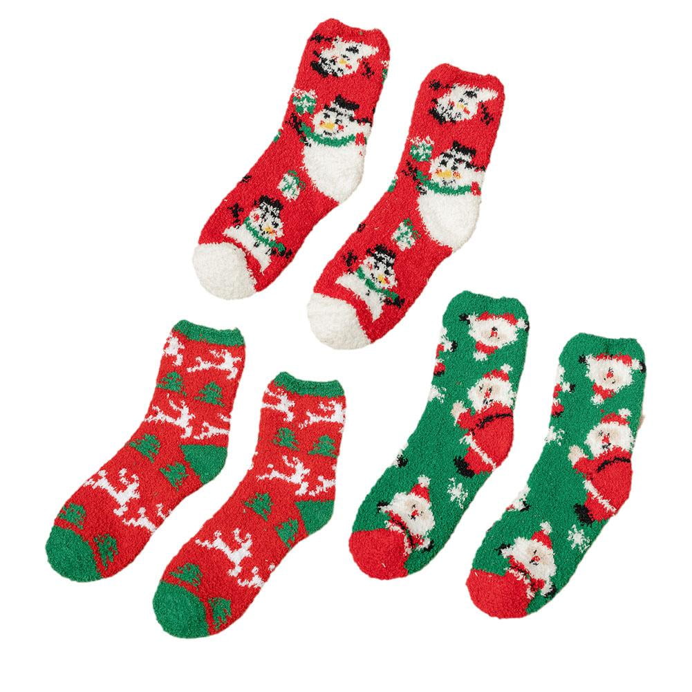 Click here for Seebee 3pairs Adult Christmas Holiday Socks Warm W... prices