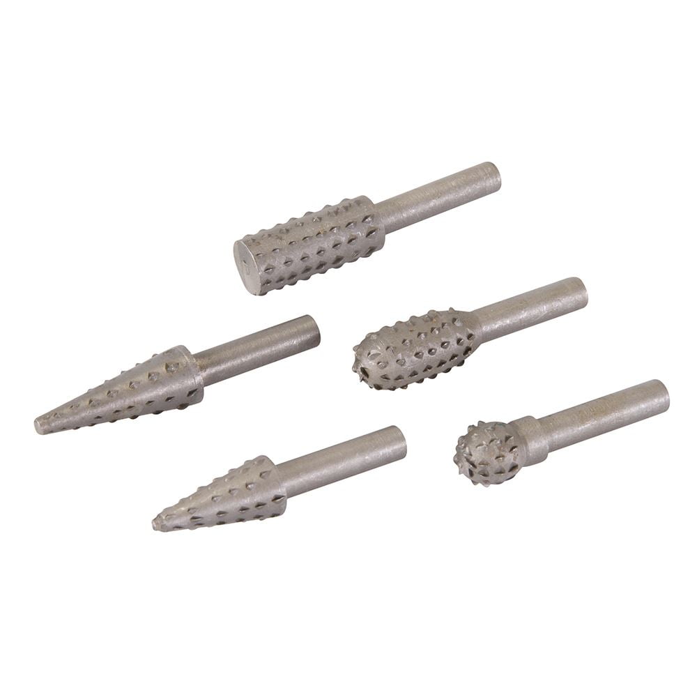 Silverline - Rotary Rasp Set 5pce - 6.35mm Shank - Walmart.com