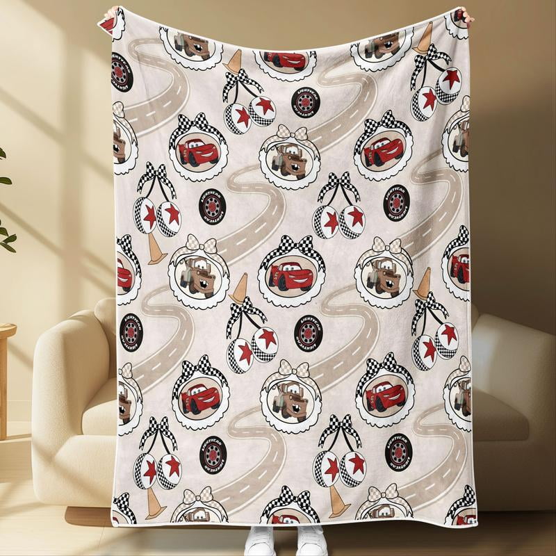 Click here for Unbranded Cars Cartoon Blanket  Super Soft Flannel... prices