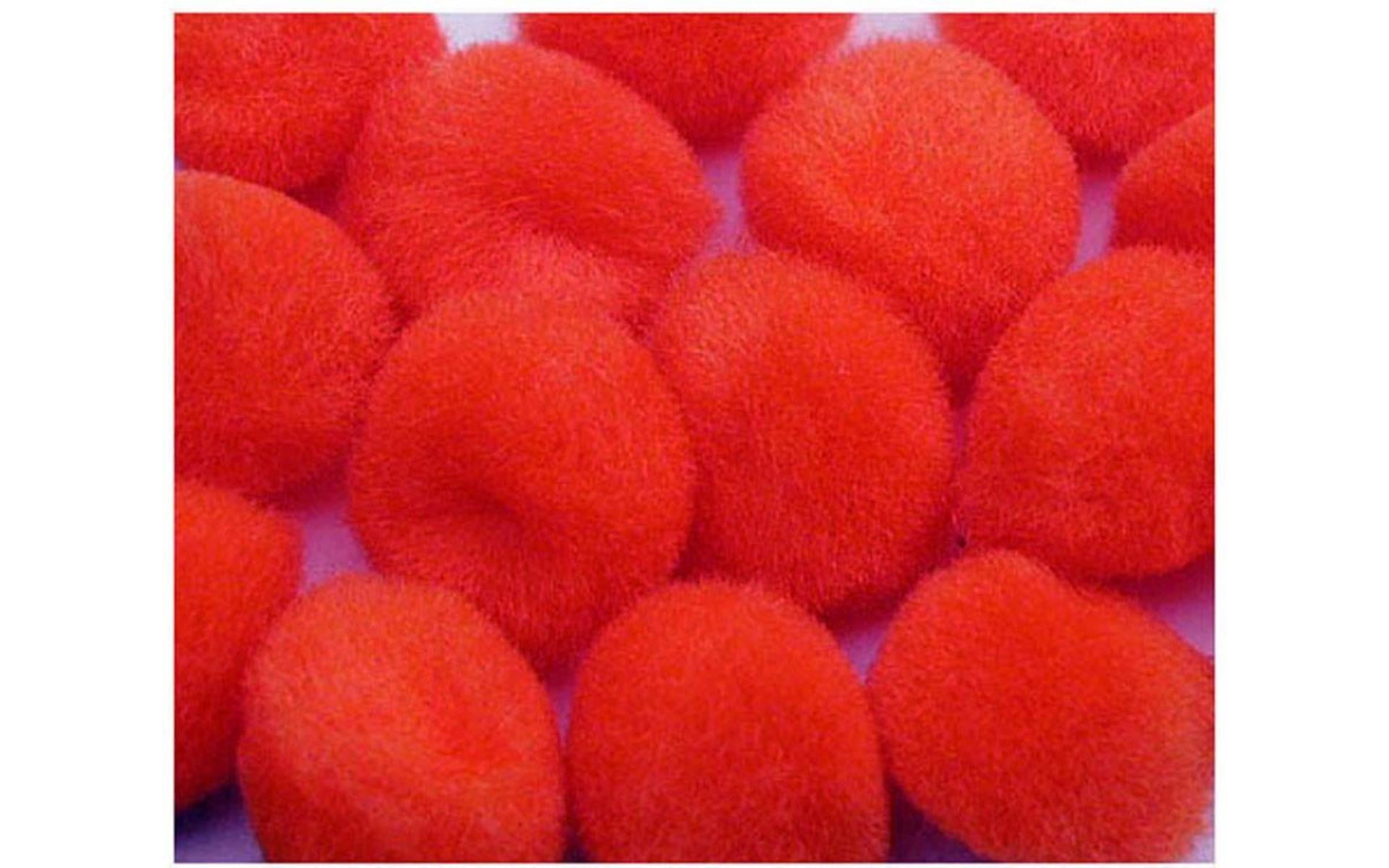 PA Ess Pom Pom 2" 2pc Red - Walmart.com