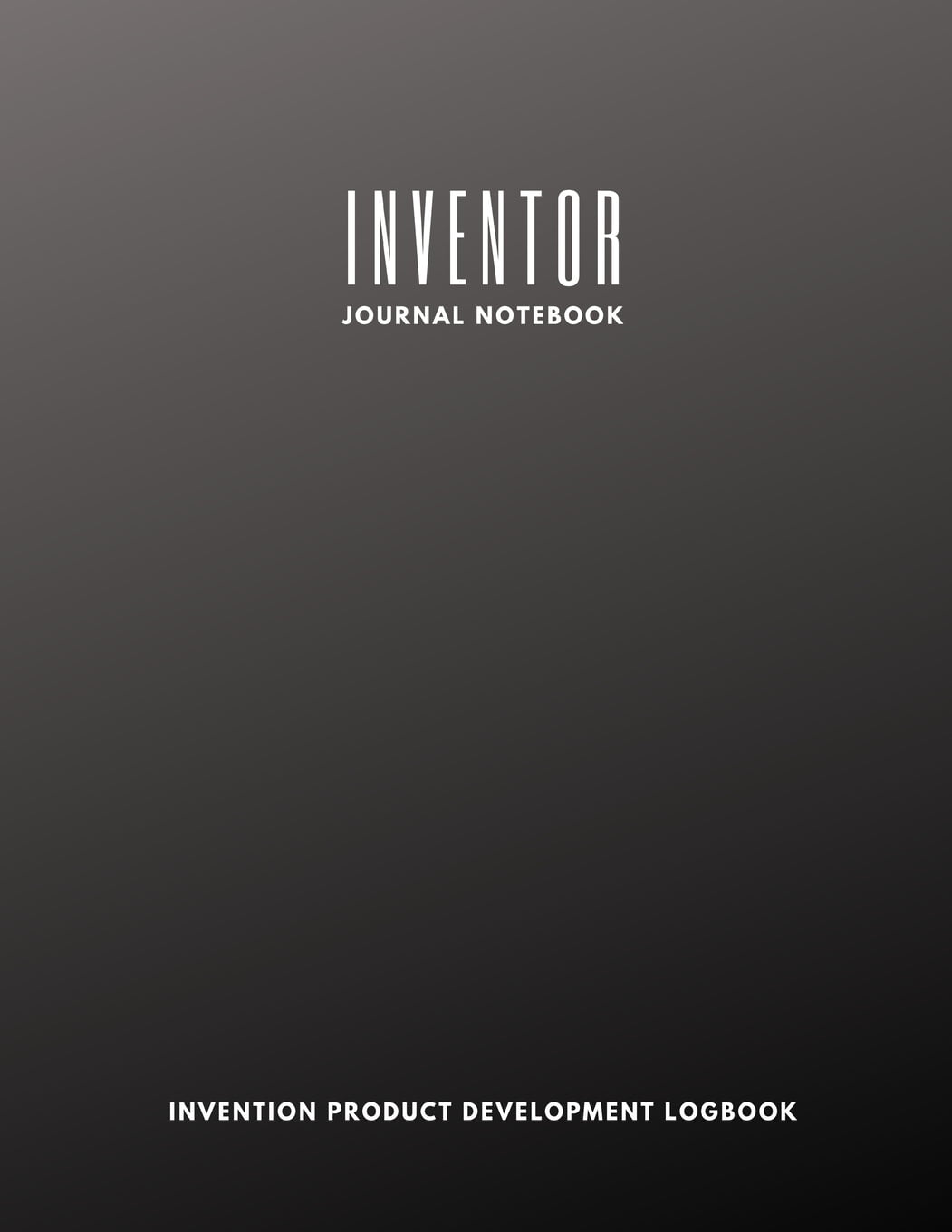 Inventor Journal Notebook - Invention Product Development Logbook: 5 ...
