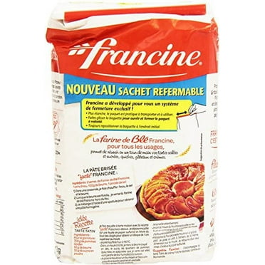 Francine All-Purpose French Wheat Flour, 2.2 lbs, Pack of 2 - Walmart.com