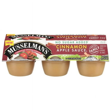 Mussleman's Single Serve Original Applesauce Cups, Individual Packs, 4 ...