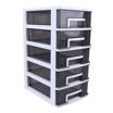 Multifunctional Five-Layer Storage Cabinet, Plastic 5 Drawer Storage ...